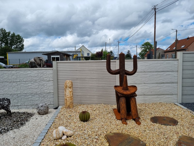 CLOTURE BETON DECORATIVE | Occultation | Clôtures panneaux | CLONOR | L ...